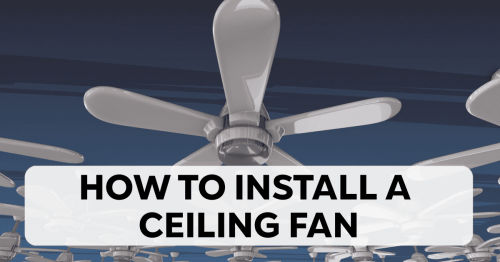 How to Install a Ceiling Fan - Electrician U