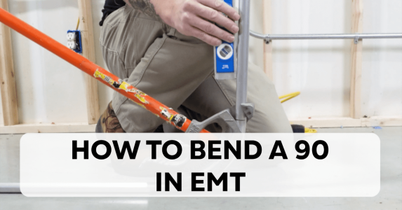 How to Bend a 90 in EMT - Electrician U