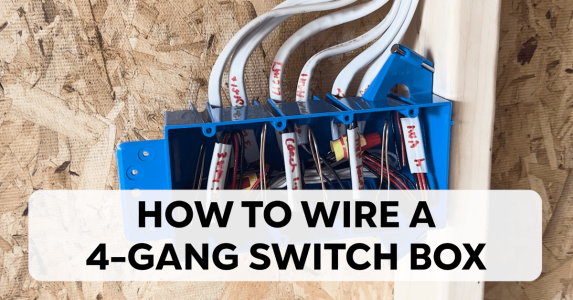 How to Wire a 4-gang Switch Box - Electrician U